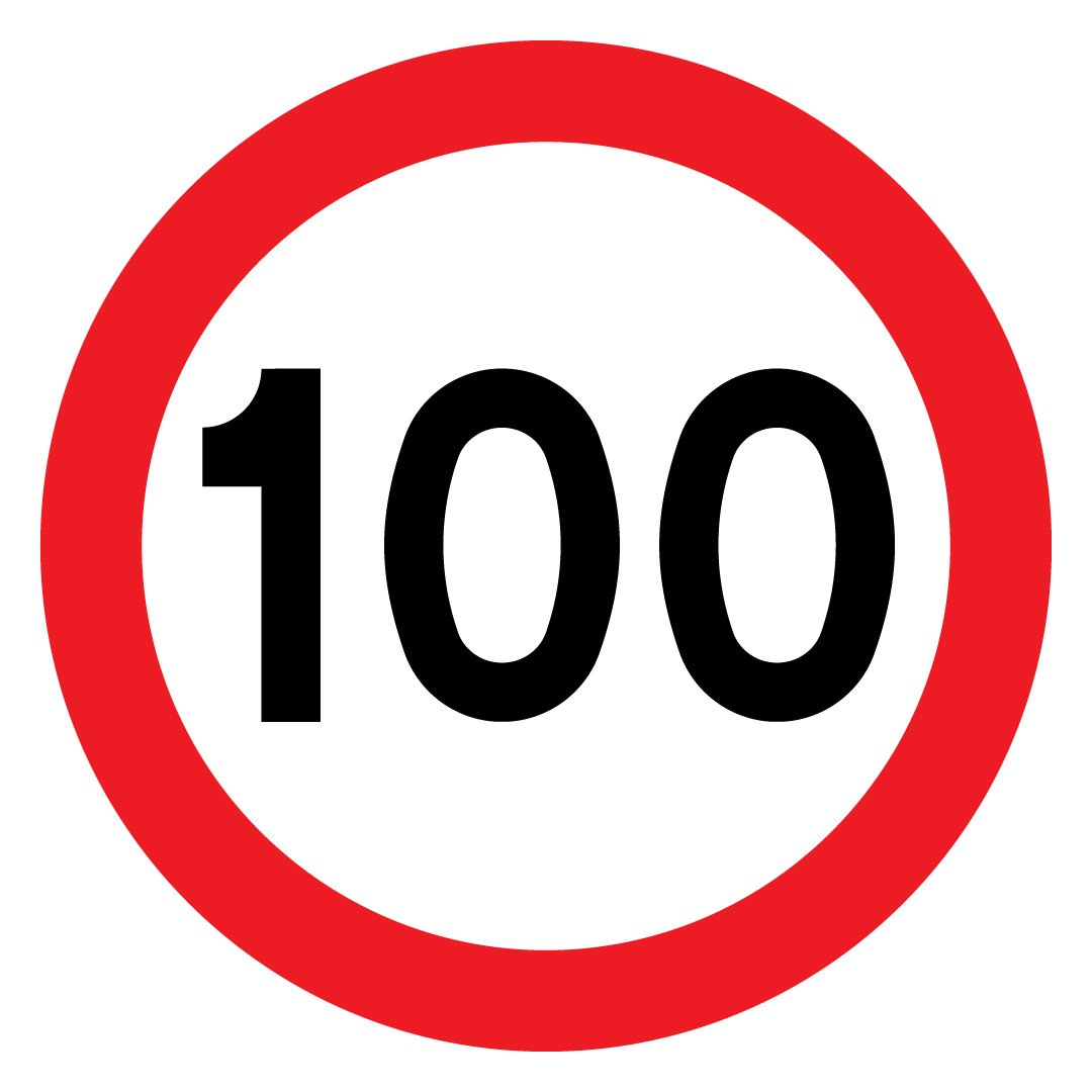 Znak B 33 Ograniczenie Pr dko ci Do 100 Km H